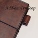 Add-on Leather Pen Loop for Travelers Notebook Leather Pen - Etsy