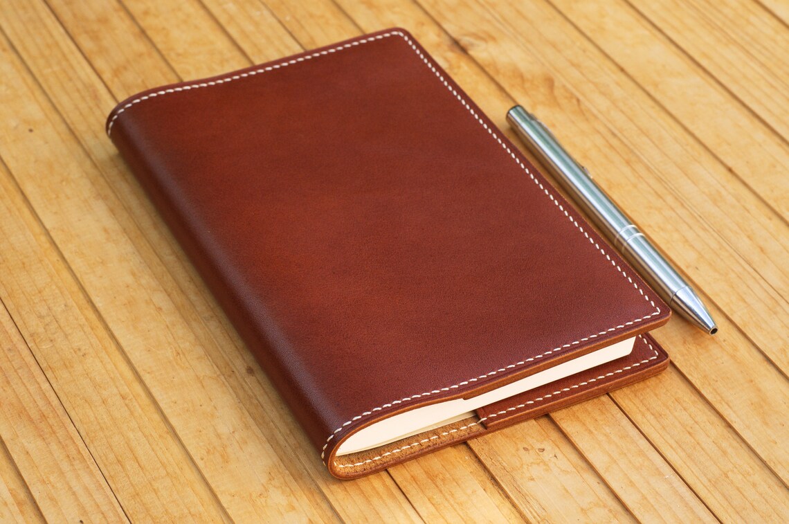 B6 Leather Nanami Cafe Note Cover Tomoe River Notebook - Etsy