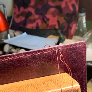 Genuine Leather Personalized Pocket Journal Cover Field Notes Moleskine ...