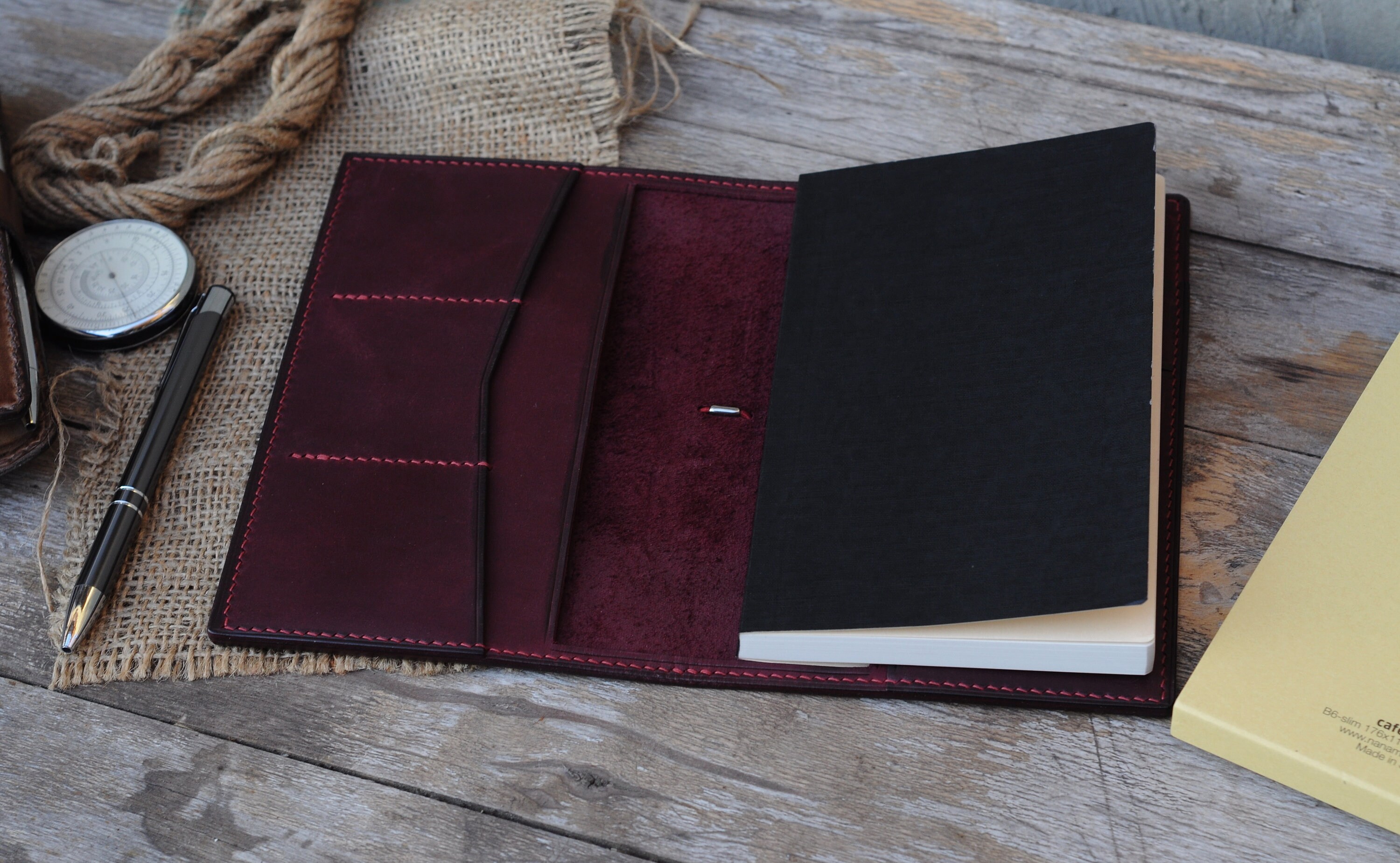 B6 Lederhülle Nanami Cafe Note Tomoe Fluss Notizbuch - Etsy.de