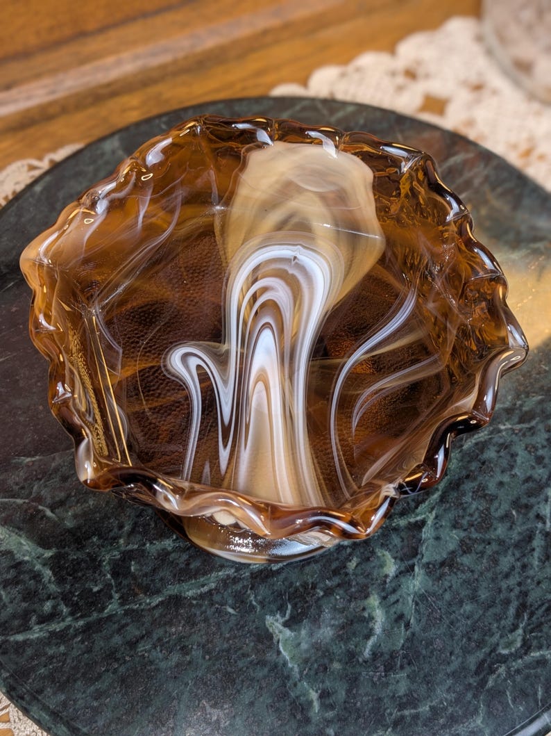 Imperial Glass Slag Glass Compote With Grape Designs - Etsy