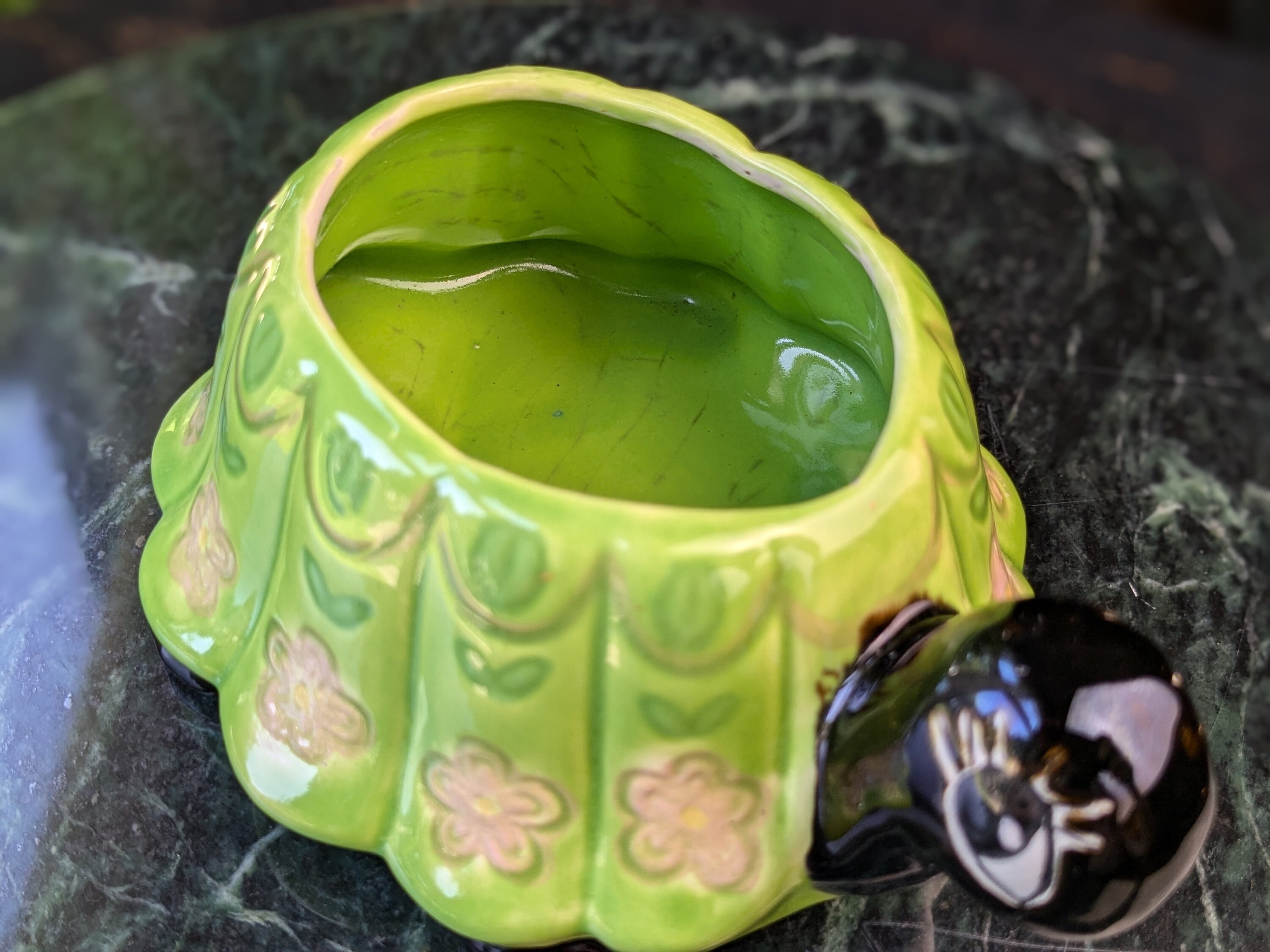 Cute Vintage Ceramic Turtle Planter - Etsy