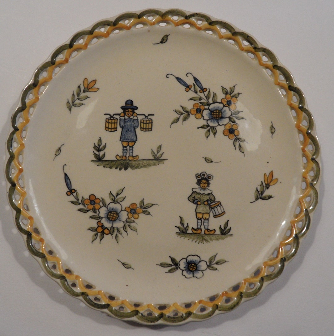 Moustiers Wall Plate, Faience Moustiers,porcelain Wall Plate,home Decor ...