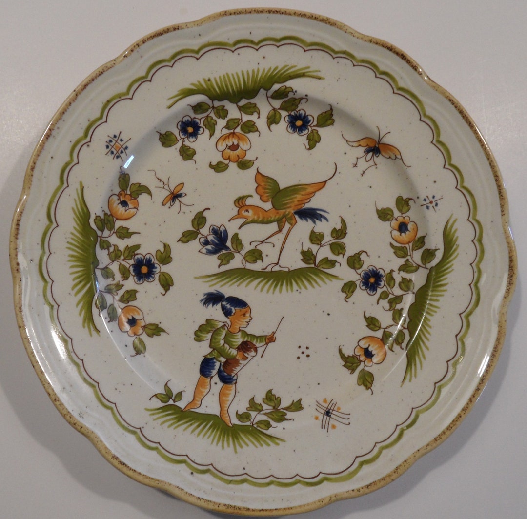Moustiers Plate, Collectible Moustiers,vintage Moustiers Plate ...