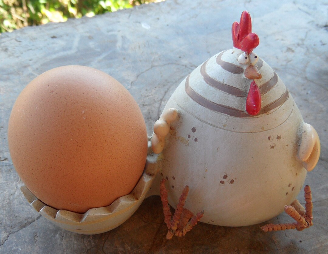 Ceramic Chicken, Egg Cup, Vintage Chicken Egg Cup, Chicken Egg Cup ...