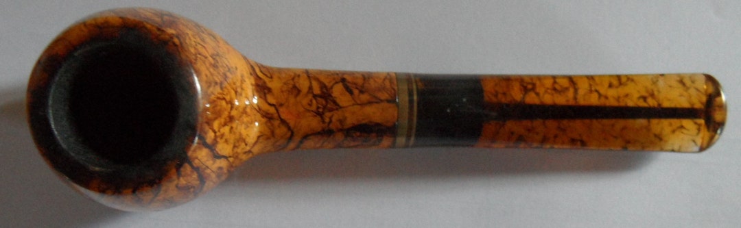 Vintage Chacom Atlas Pipe, Chacom Atlas Pipe Jaune No.861, Tobacciana ...