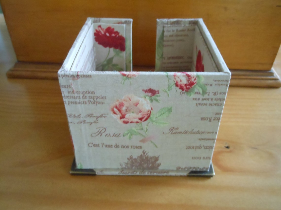 DIY Kit Paper Stand or Desk Organizer Fabric Covered - Etsy