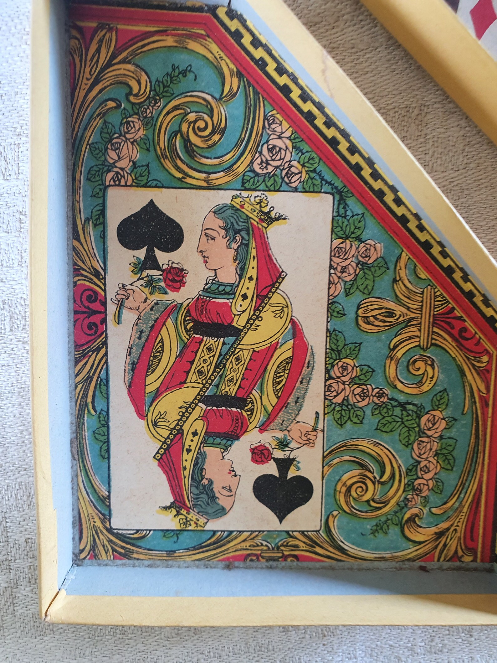 Nain Jaune, Game With Tokens, Antique French - Etsy