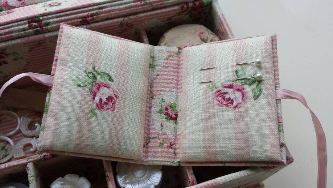 DIY Needle Case Kit, Fabric Cartonnage, Needle Book Pattern - Etsy