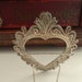 Silver Picture Frame Heart Shaped Filligree - Etsy