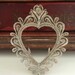Silver Picture Frame Heart Shaped Filligree - Etsy
