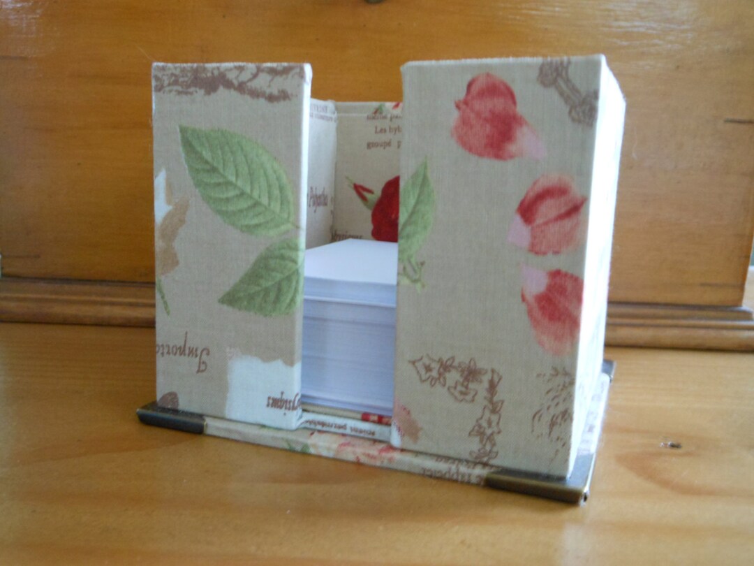 DIY Kit Paper Stand or Desk Organizer, Fabric Covered Cartonnage - Etsy