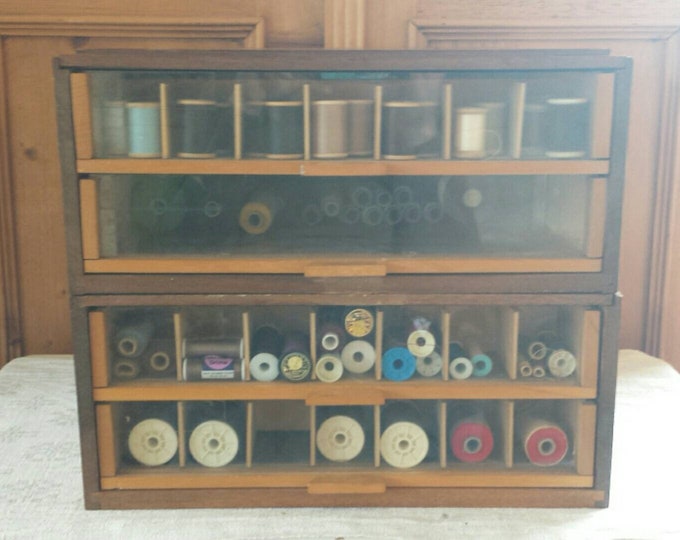 Stacking Thread Cabinet, Spool Cabinet, Display Cabinet, Haberdashery ...