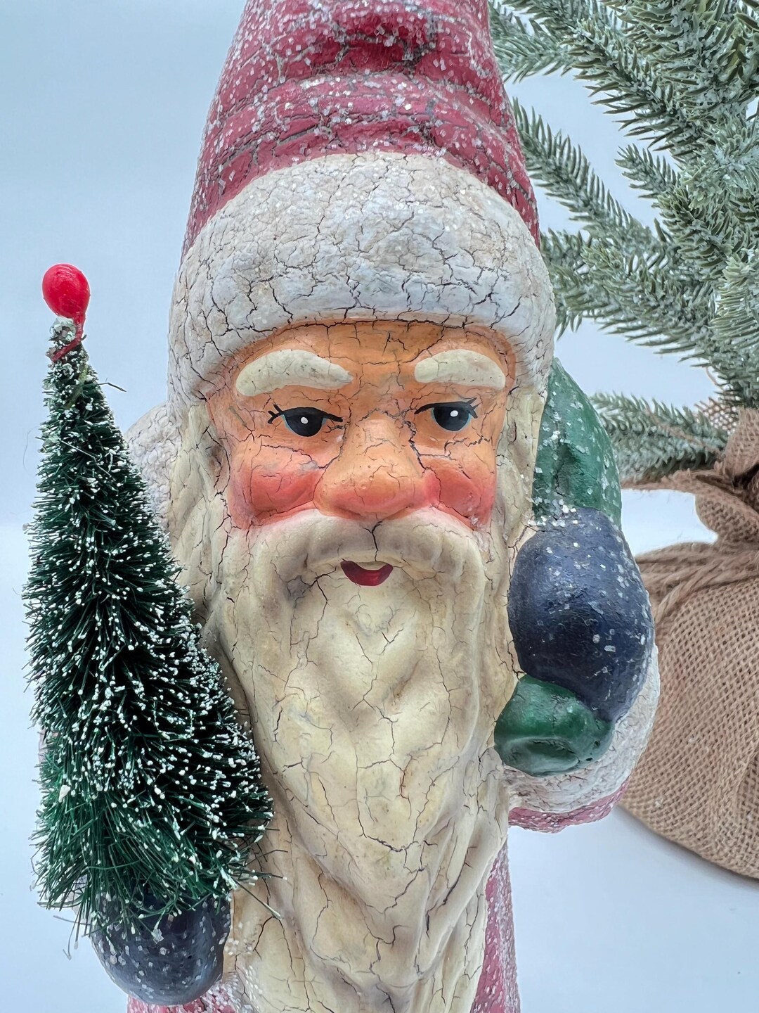 Vintage Victorian Style Reproduction Santa Figure - Etsy