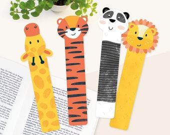Personalised Metal Tiger Bookmark - Etsy