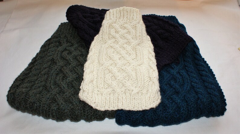 Aran Dog Sweaters/jumper in Alpaca/wool Mix With a | Etsy
