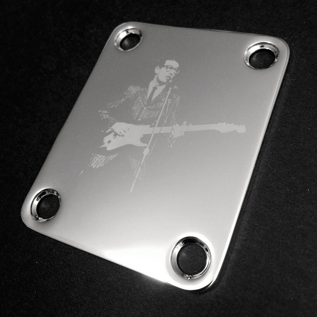 Guitar Parts - Neck Mounting Plate - Engraved Etched Fit Fender - BUDDY ...