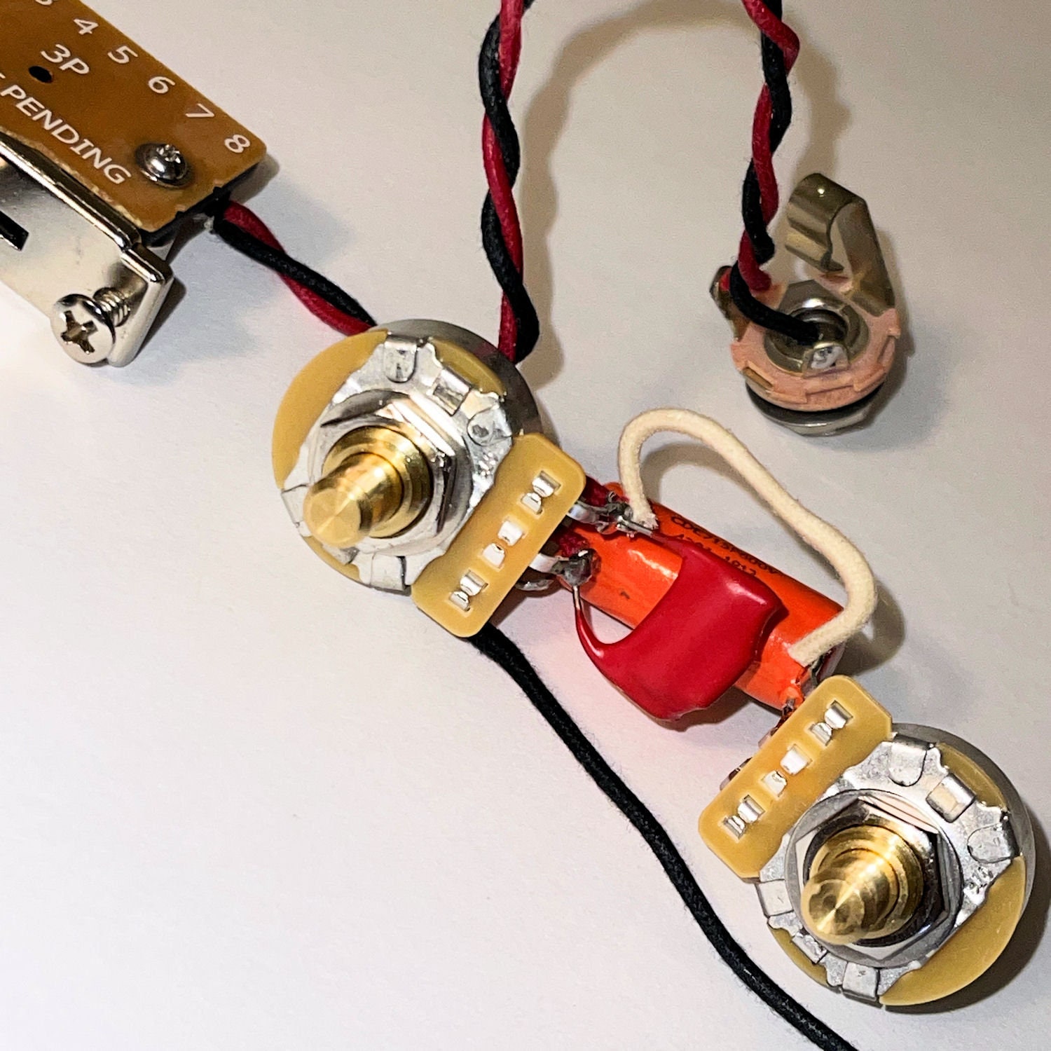 Guitar Parts TELECASTER WIRING HARNESS Premium Kit - Switchcraft Cts ...