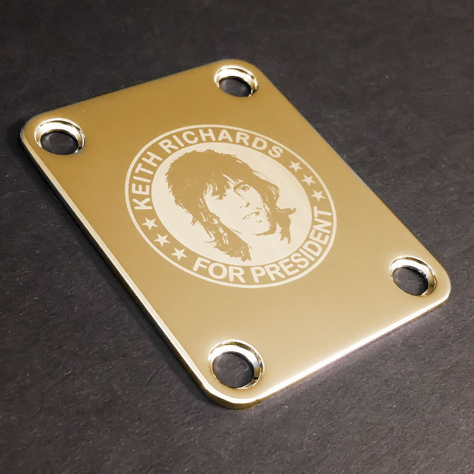 Guitar Parts Neck Mounting Plate Custom Engraved Etched | Etsy