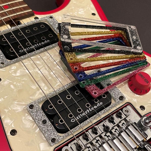 Wood Humbucker Pickup Rings - Etsy