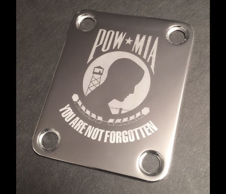 Guitar Parts Neck Mounting Plate Custom Engraved Etched | Etsy