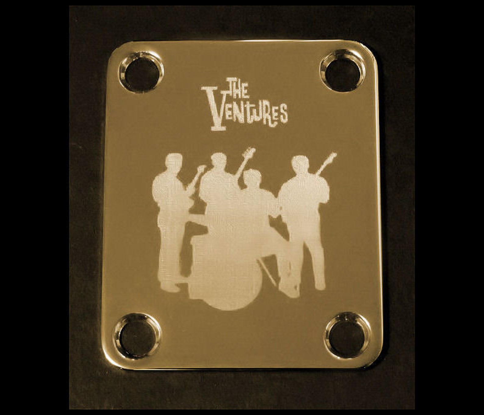 Guitar Parts Neck Mounting Plate Custom Engraved Etched - Etsy