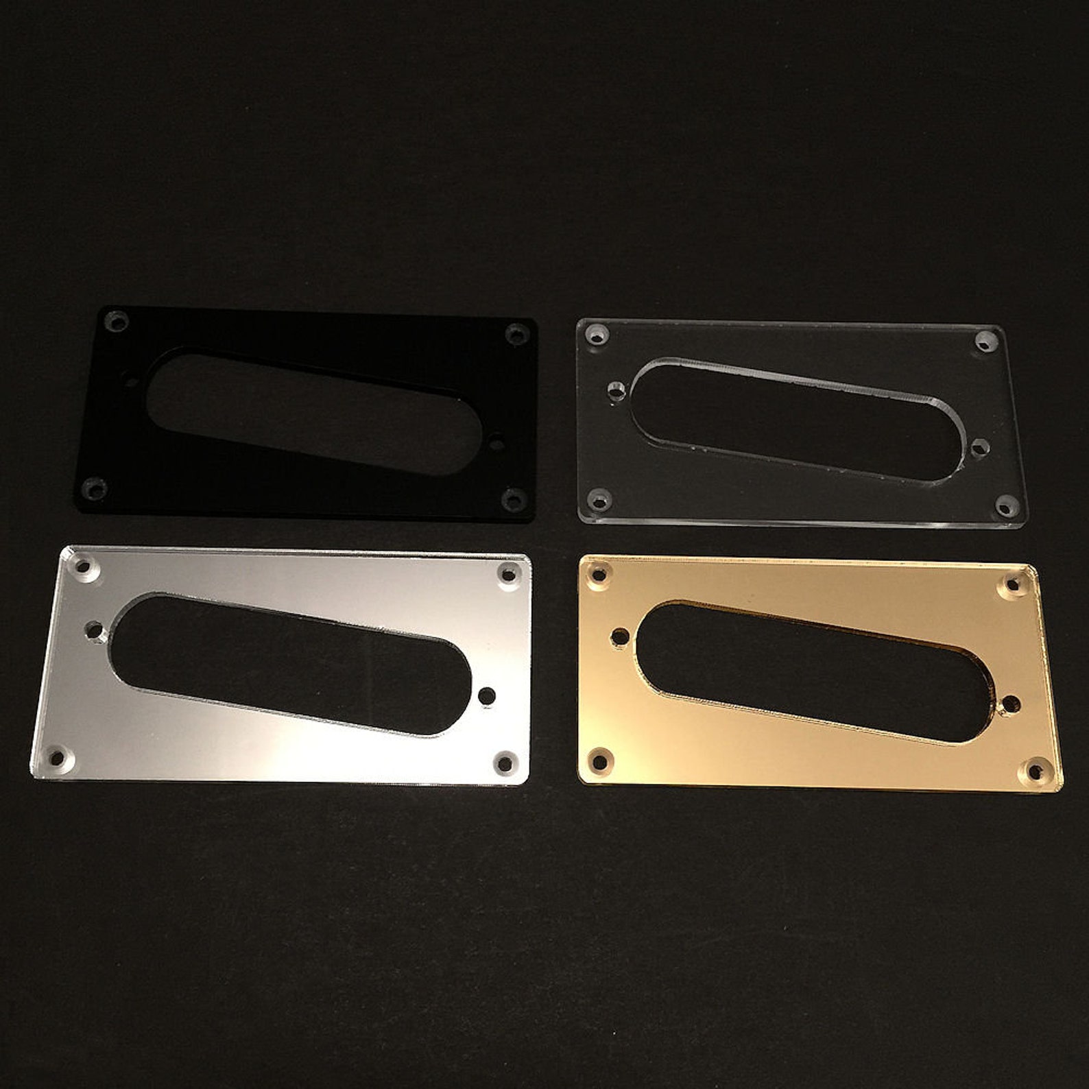 Guitar Part - CONVERSION PICKUP RING Mounting Trim Bezel - Humbucker to ...