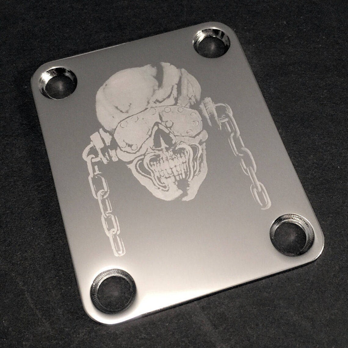 Guitar Parts Neck Mounting Plate Custom Engraved Etched - Etsy