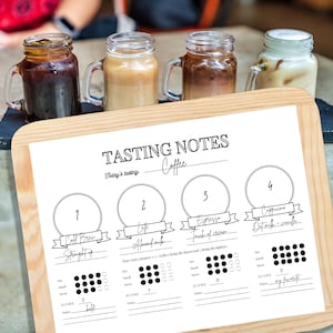 At-home Tasting Notes Instant Download Tasting Party Activity Printable ...