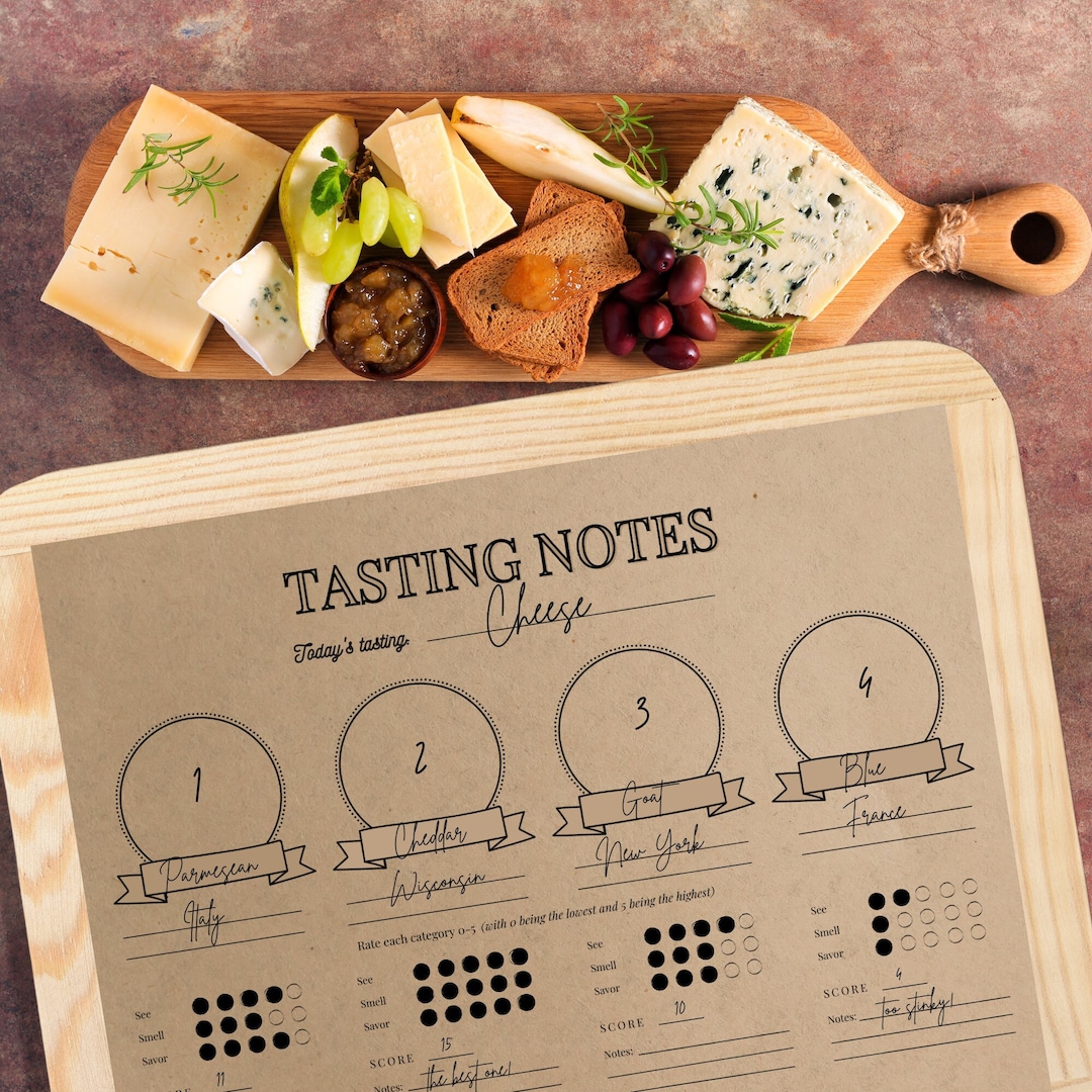 At-home Tasting Notes Instant Download Tasting Party Activity Printable ...