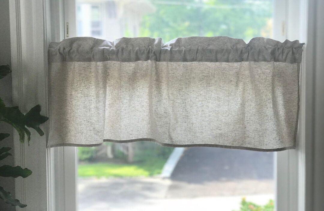 Linen Window Valance - Etsy