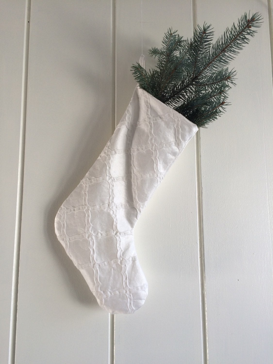 White Christmas Stockings White Exclusive Christmas Stockings - Etsy