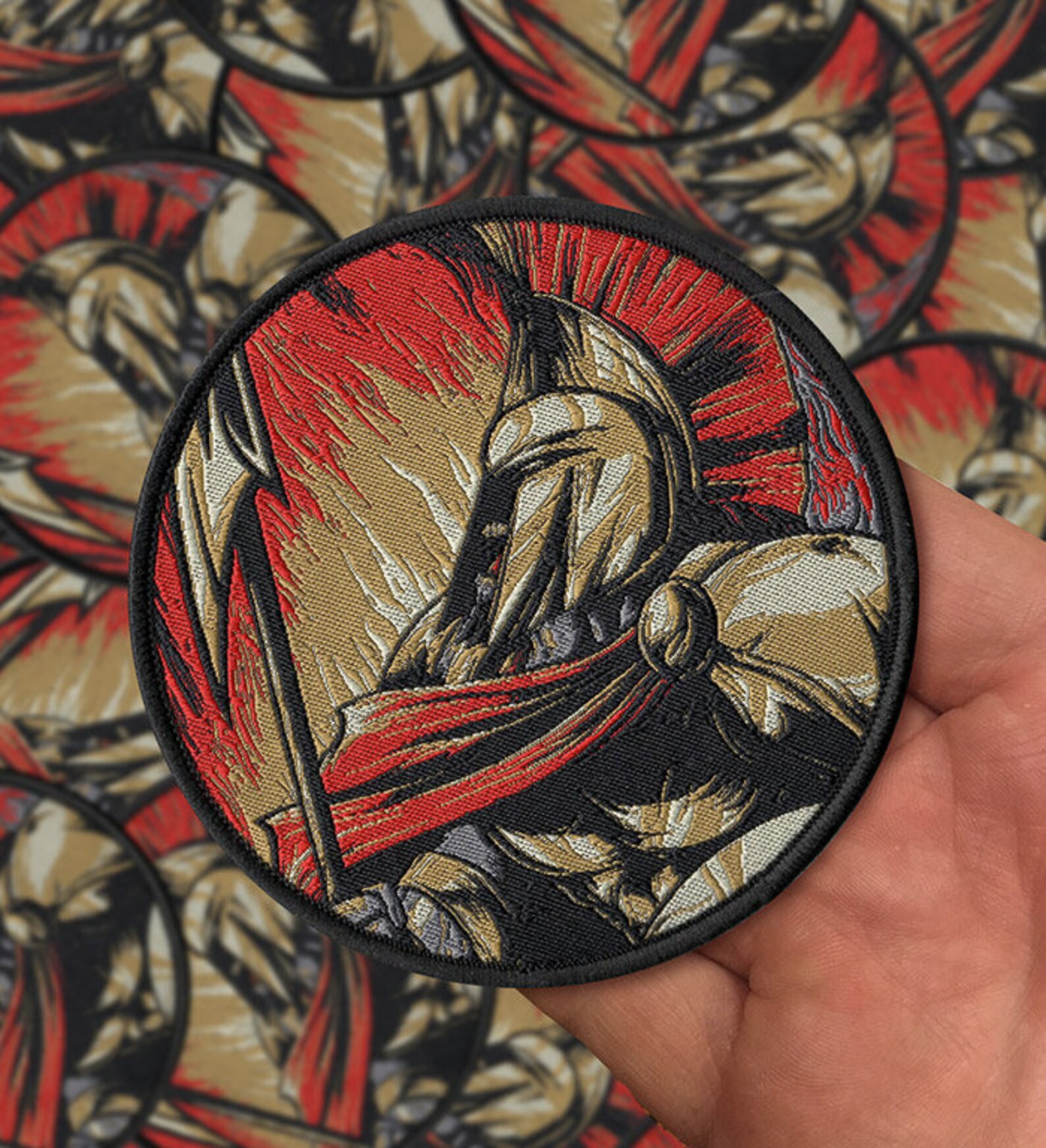 Spartan Woven Patch - Etsy