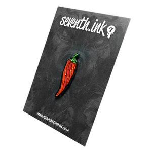Red Pepper Enamel Pin - Etsy
