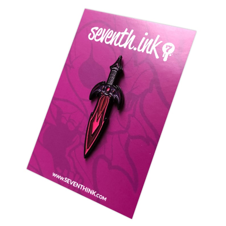 Xanion sorcerer Dagger Enamel Pin | Etsy