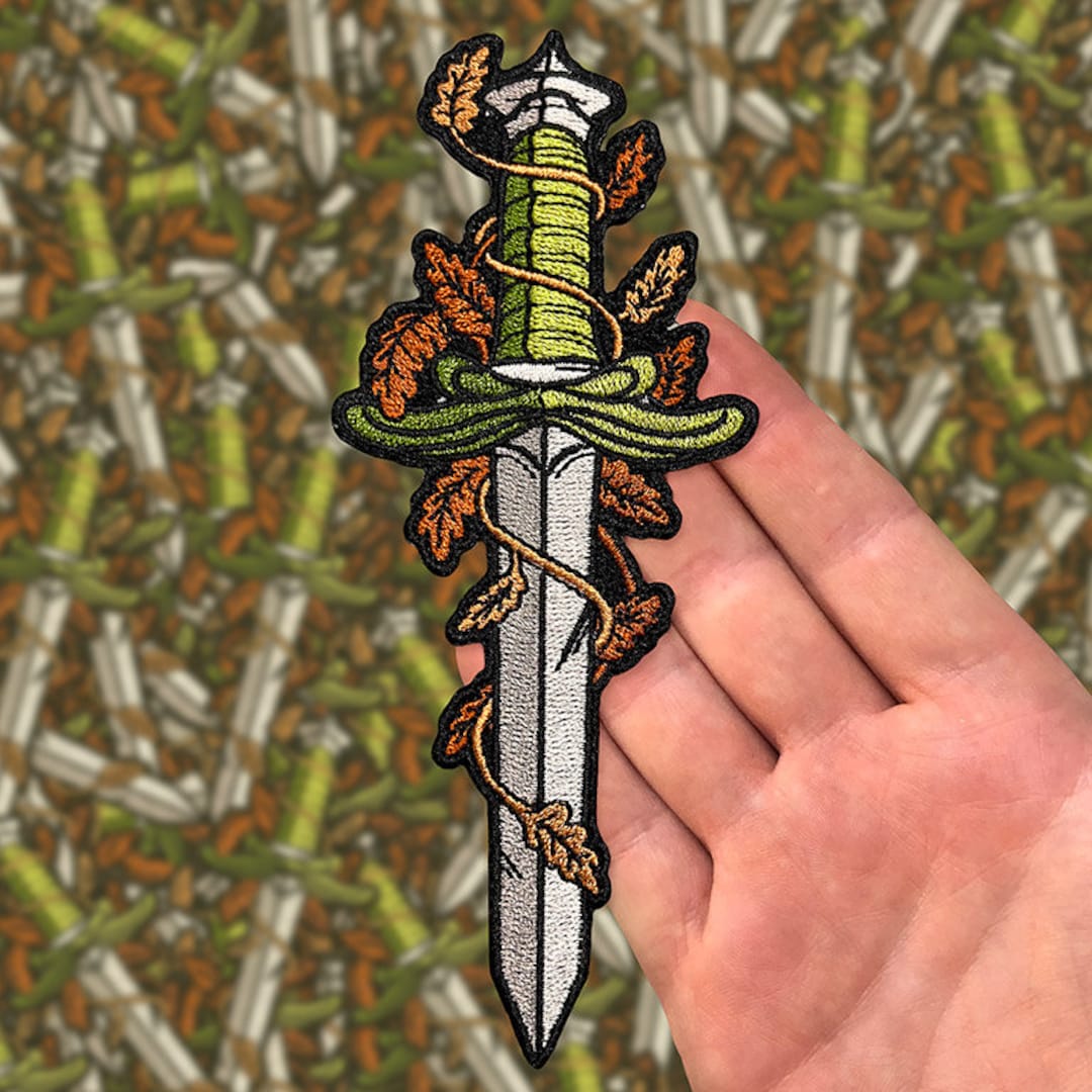 Forgotten Blade Embroidered Patch - Etsy