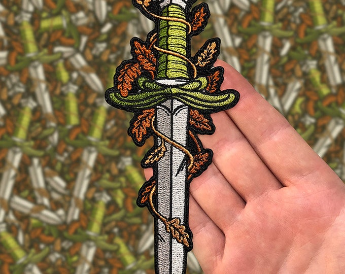 Forgotten Blade Embroidered Patch - Etsy