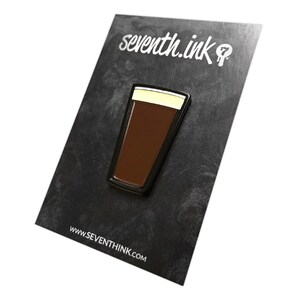 Stout Beer Pint Enamel Pin - Etsy