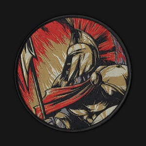 Spartan Woven Patch - Etsy