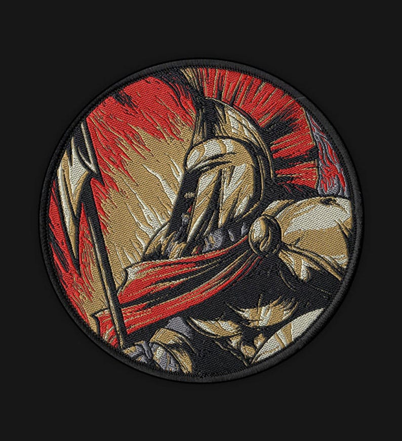 Spartan Woven Patch - Etsy