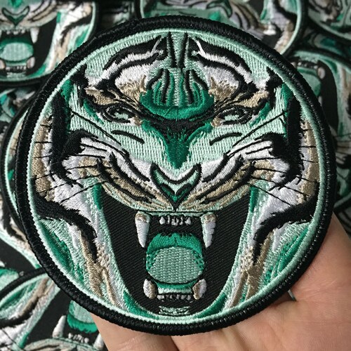 Embroidered Tiger Eyes Iron on Patch Tiger Eyes Applique - Etsy