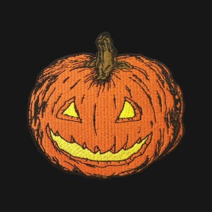 Embroidered Pumpkin Patch - Etsy