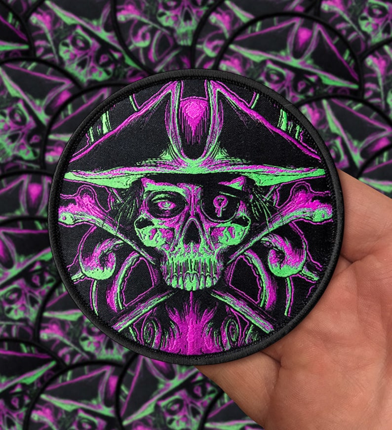 Skullduggery Woven Patch - Etsy