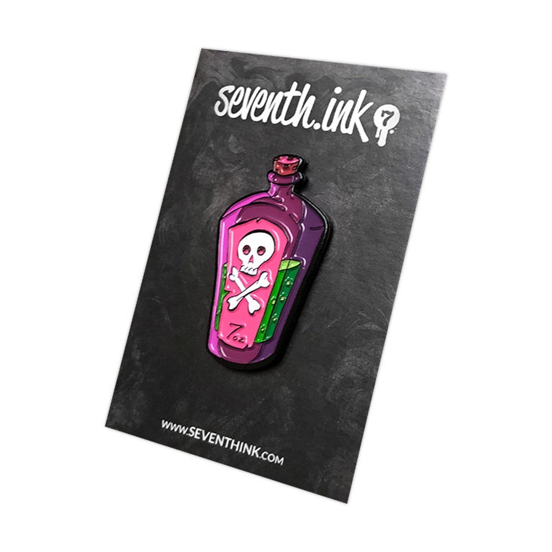 Tall Potion Enamel Pin - Etsy
