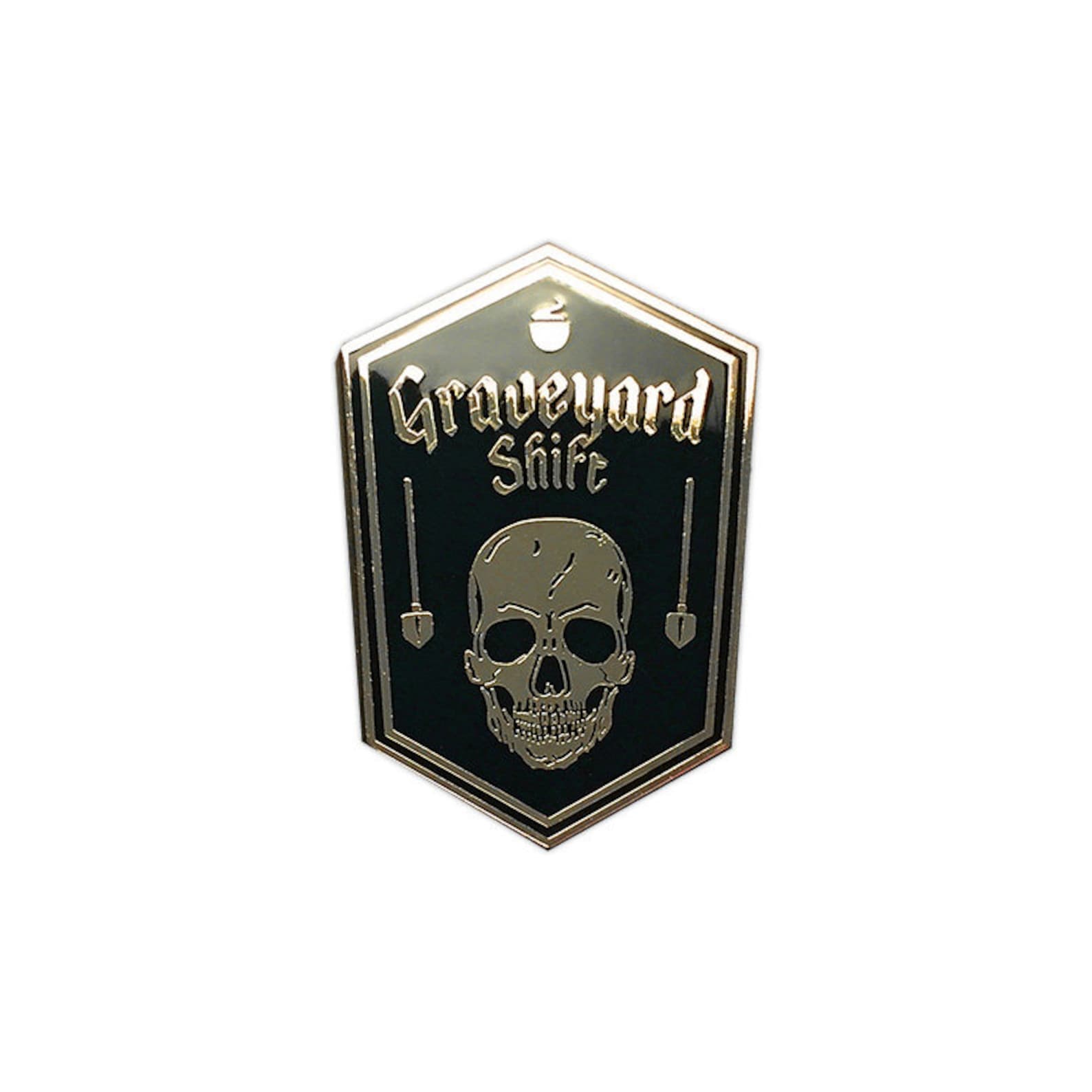 Graveyard Shift 1.35" Enamel Pin - Etsy