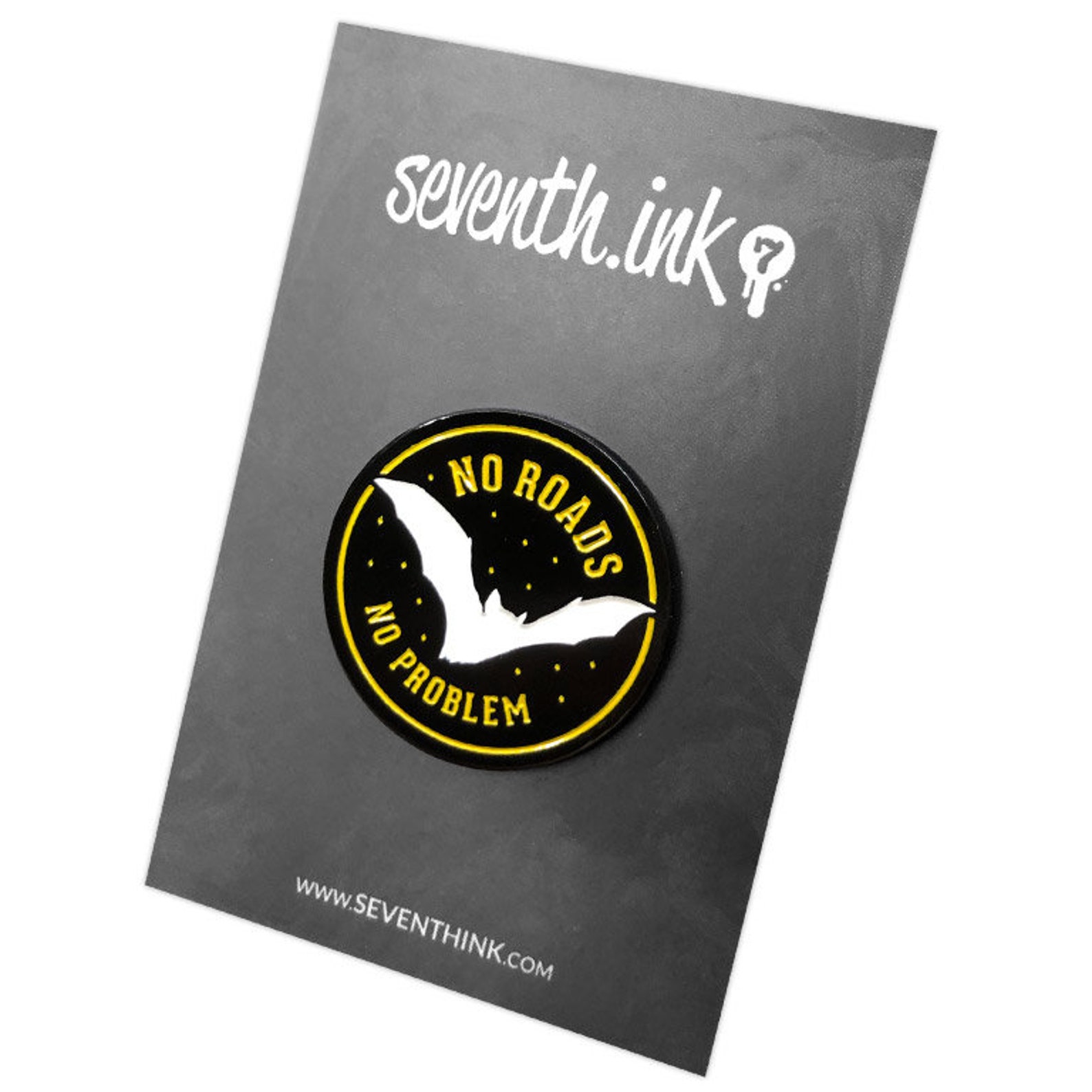 No Roads No Problem 1.15 Enamel Pin | Etsy