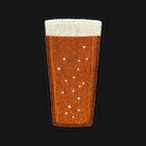IPA Beer Pint Embroidered Patch - Etsy