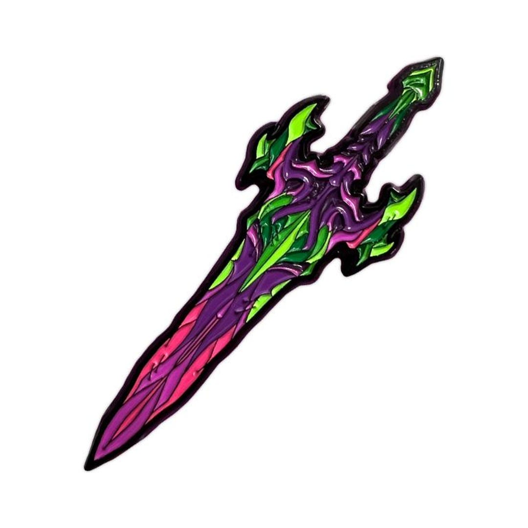 Vählshard - the Fragment Blade Enamel Pin - Fragmented Souls - Etsy