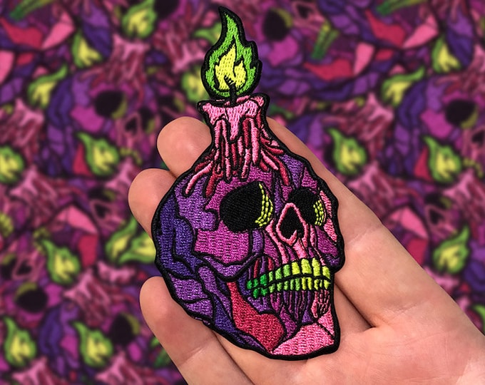 Xanion sorcerer Doom Skull Patch - Etsy