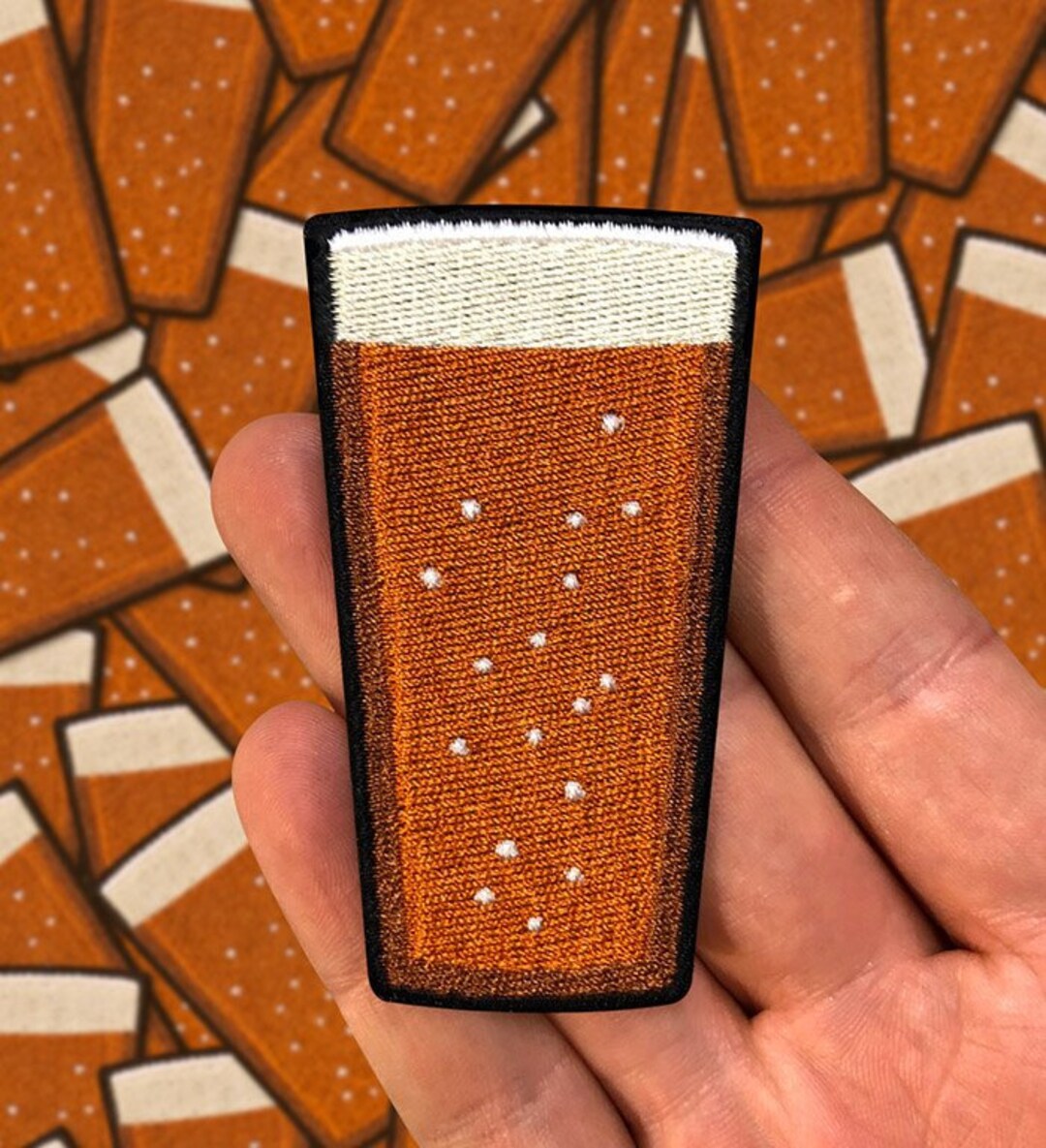 IPA Beer Pint Embroidered Patch - Etsy